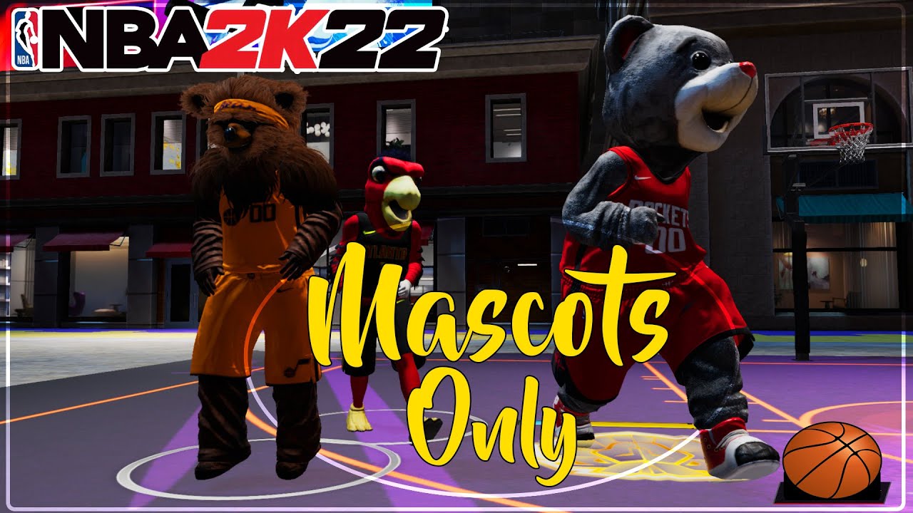NBA 2K22 MASCOTS ONLY CHALLENGE! 2K22 MYPARK 🏀🇺🇸🤠 ROCKETS #00 “CLUTCH ...