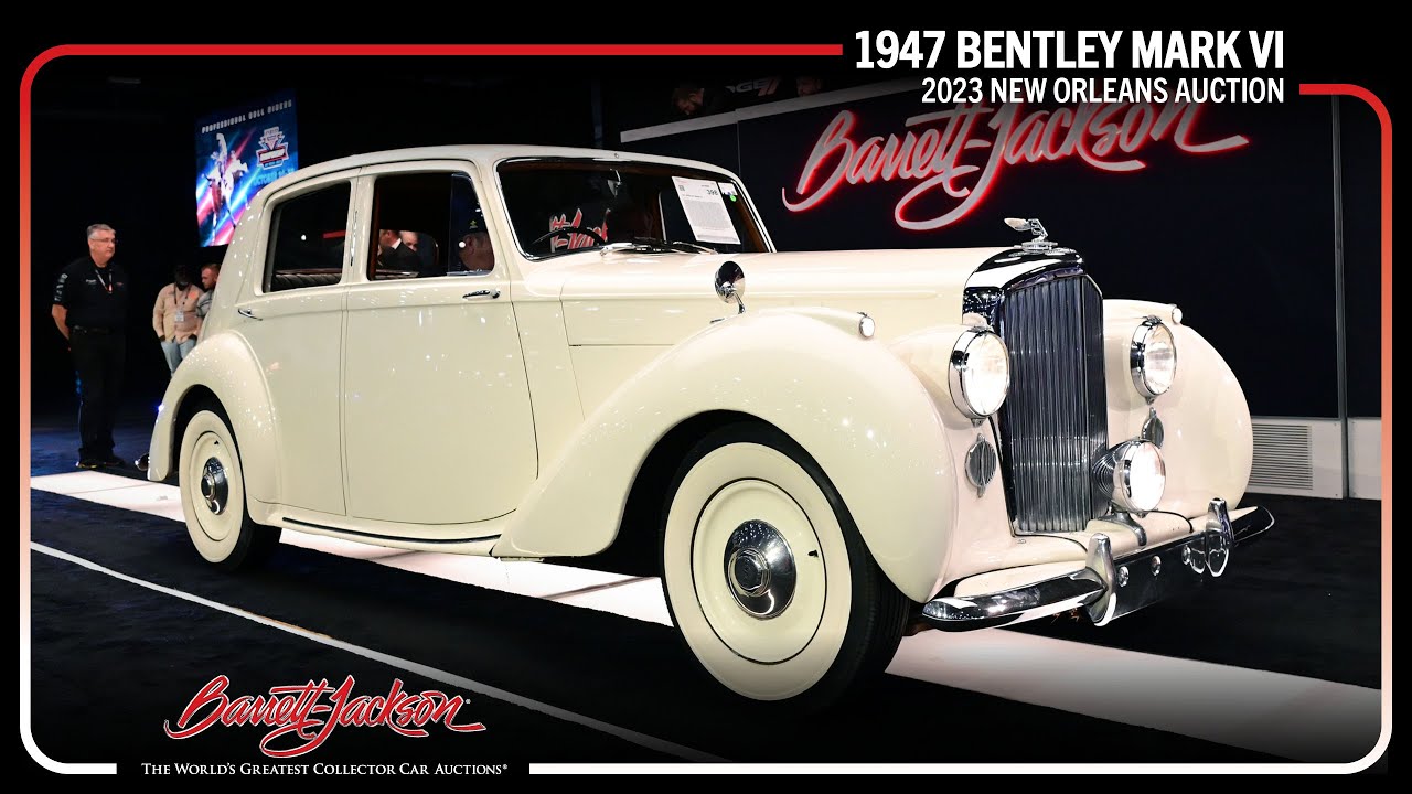SOLD! 1947 Bentley Mark VI - BARRETT-JACKSON - YouTube