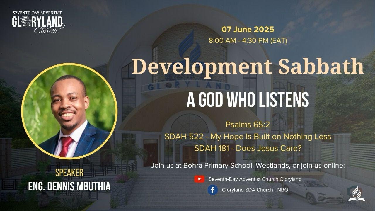 Afternoon Sabbath Worship ||Development Sabbath || SDA Church Gloryland ...