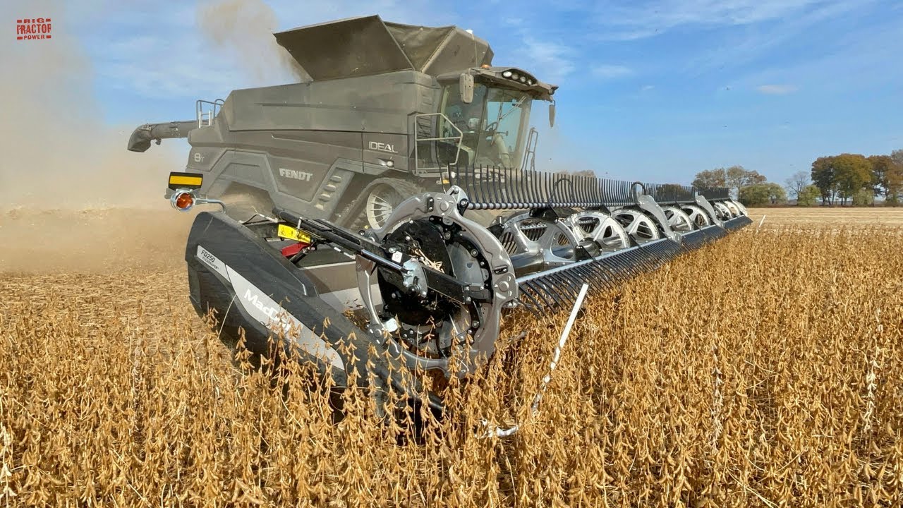 50ft MACDON FD250 Flex Draper - YouTube