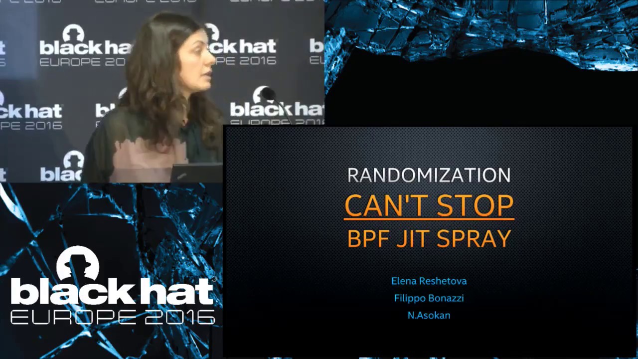 Randomization Can't Stop BPF JIT Spray - YouTube