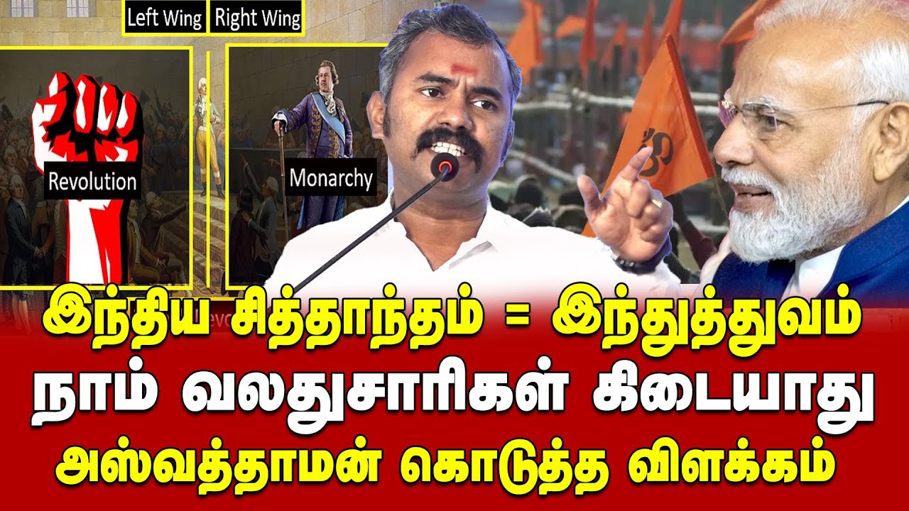 Aswathaman talks about hindutva | Right wing | Dravidam | Tamil Desiyam ...