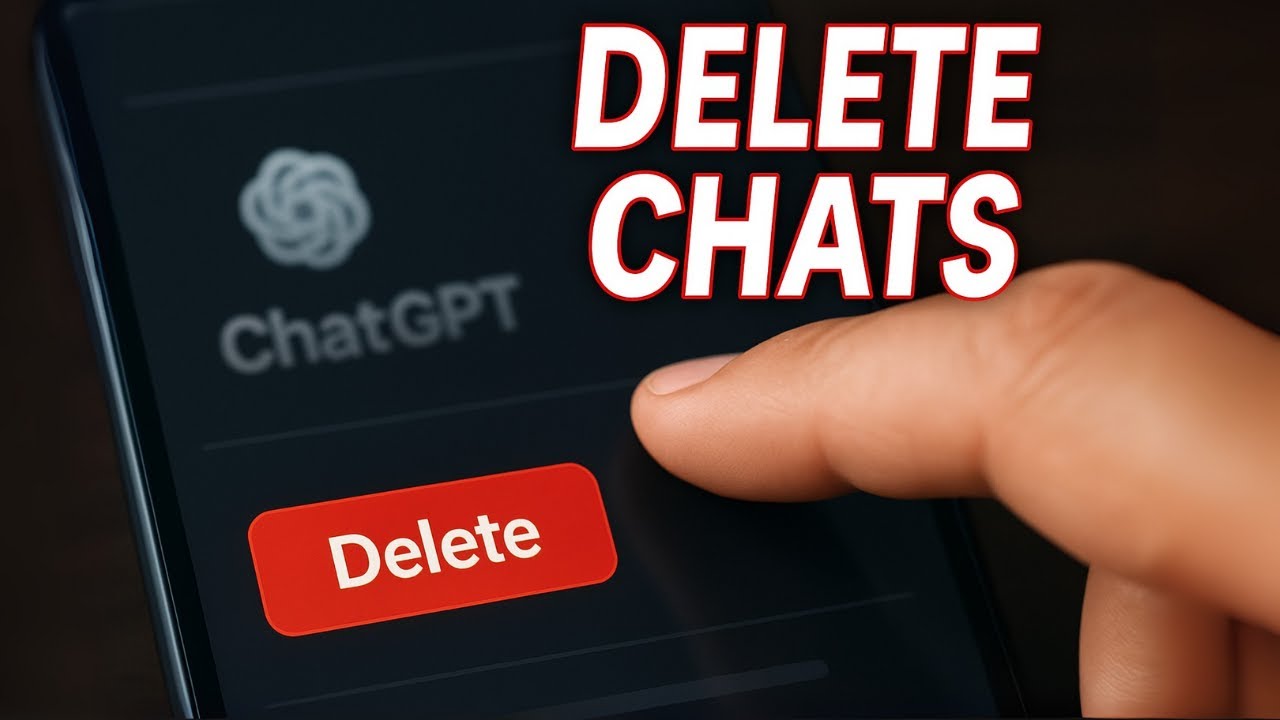 Delete ChatGPT Chat History On Mobile | Remove ChatGPT Conversations ...
