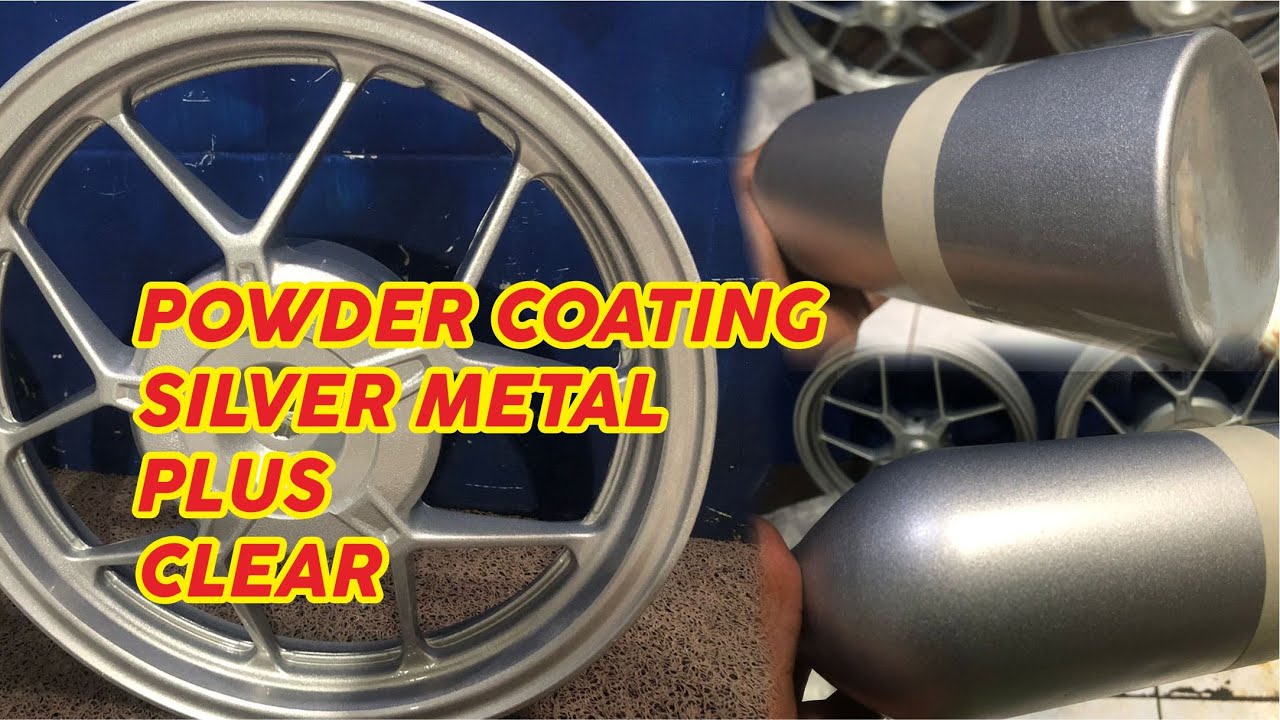INI CARANYA CAT POWDER COATING SILVER METAL BIAR TAMBAH GLOSSY #tips # ...