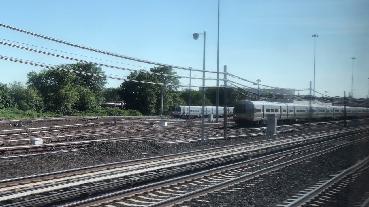 LIRR HD 60fps: Riding Bombardier M7 EMU (Queens Village to Jamaica) 6 ...