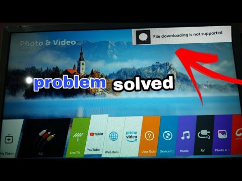 File Downloading Is Not Supported|| Lg tv me - YouTube