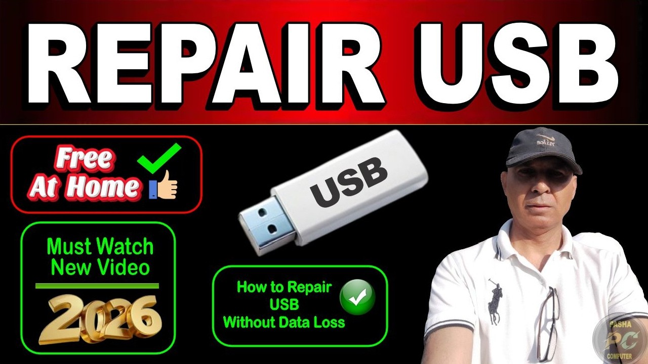 How to Repair USB Free | How to Fix HP USB | USB Repair and Resize ...