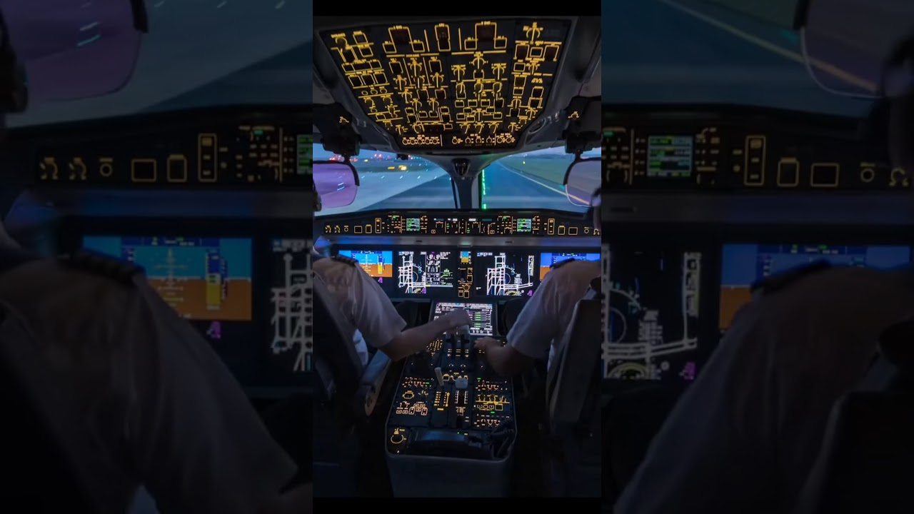 A220 aircraft take-off , Cockpit View. - YouTube