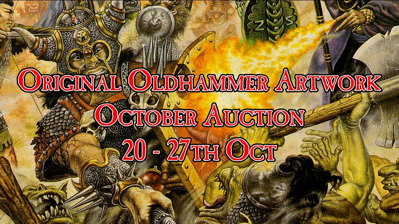 Original Oldhammer Artwork Oct Auction - Warhammer Dark Future Sorcery ...