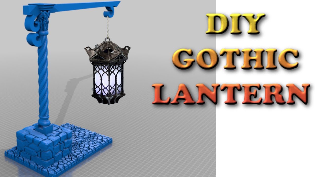 How to Make Gothic Garden Lantern | 3D printed Art - YouTube