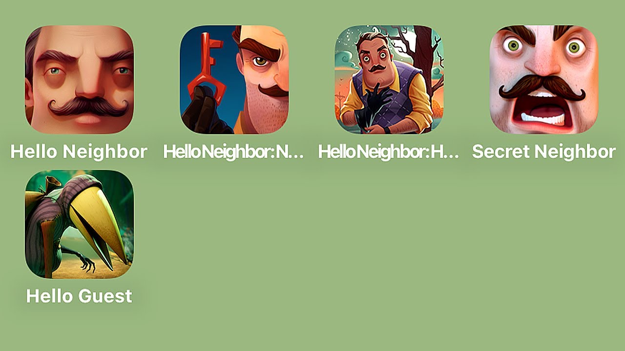 Hello Neighbor Mobile (2018),Hello Neighbor Diaries,Hide & Seek,Secret ...