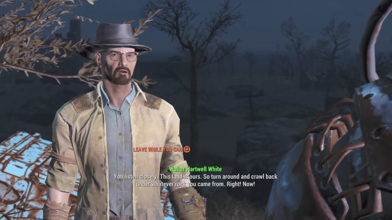 Fallout 4 | Walter White shows who's boss - YouTube