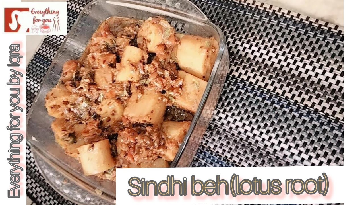 sindhi beh(lotus root) recipe by|Everything for you by Iqra|#sindhibeh ...