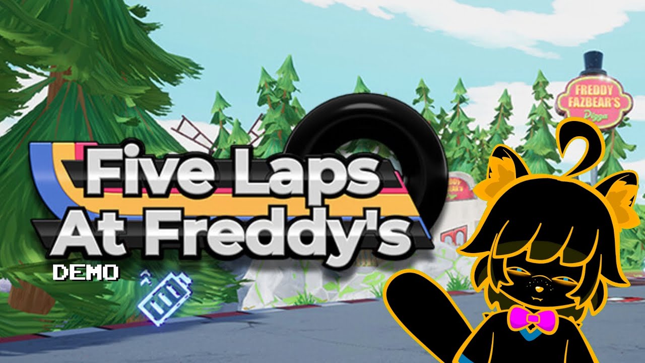 Freddy Kart - Star Plays Five laps at freddy's demo - YouTube