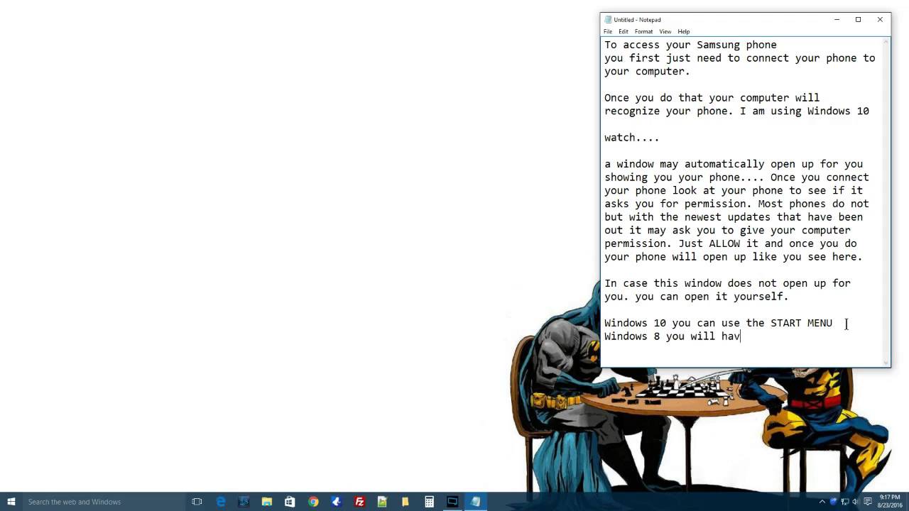 How To Open a Samsung Phone ON Windows PC - YouTube