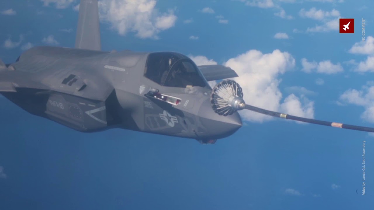 NO COMMENT: F-35B conduct aerial refueling during Exercise Valiant ...