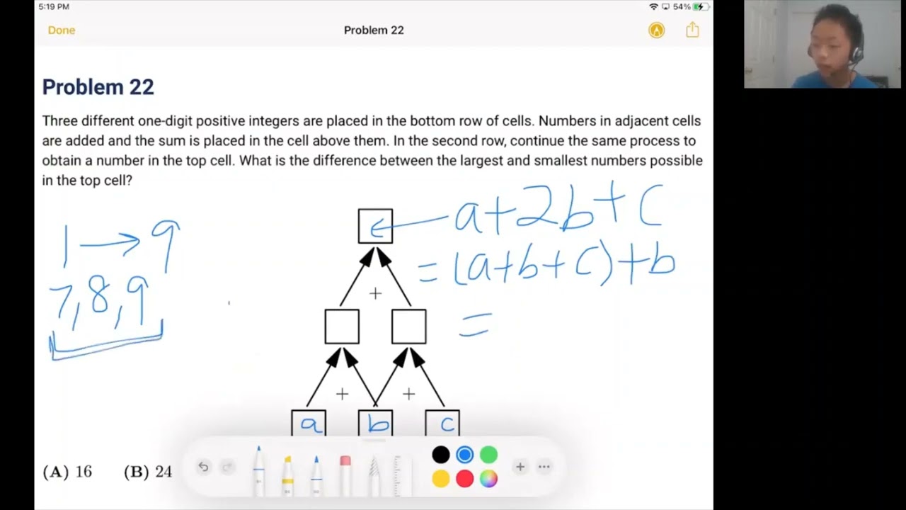 2006 AMC 8 Problem 22 Solution - YouTube