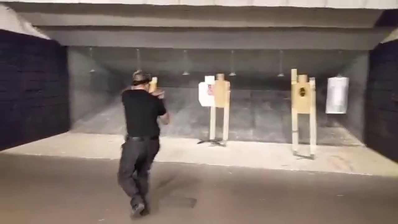 CQB pistol training, left hand, C.A.R, point shooting, Alpha Range 4-16 ...