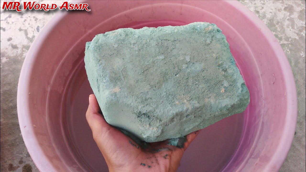 New bombastic🔥 masterpiece Blue mud water crumbling & Poring and paste ...