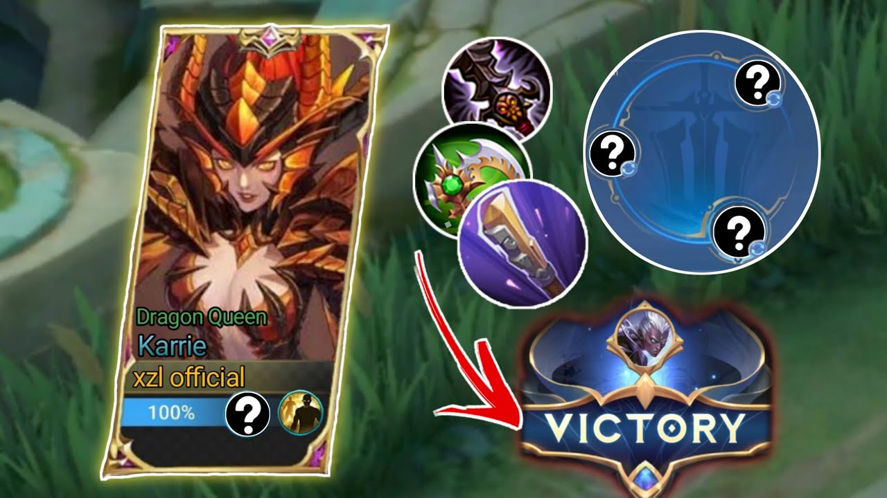 KARRIE RECOMMENDED BUILD AND EMBLEM TO WIN EVERY GAME | MLBB - YouTube