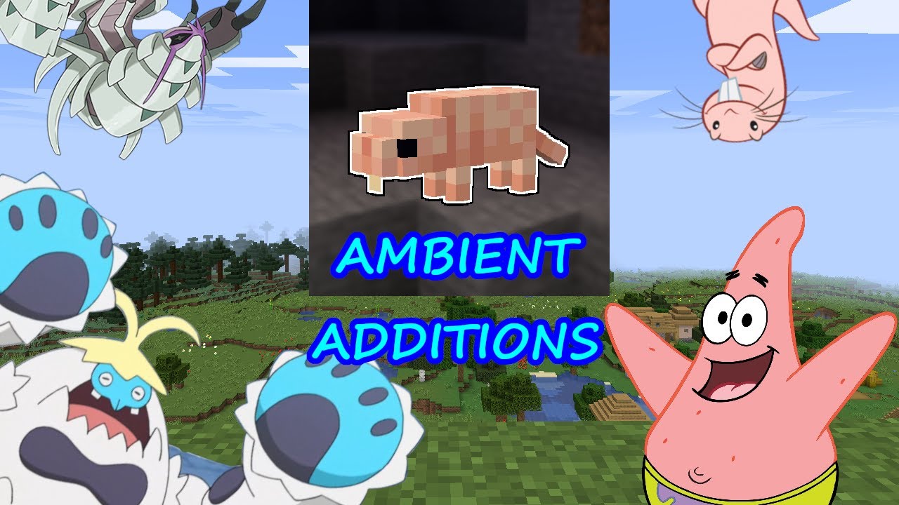 🐒🦝🐟 Animales Reales en Minecraft 🐟🦝🐒| Ambient Additions | Mod Review ...