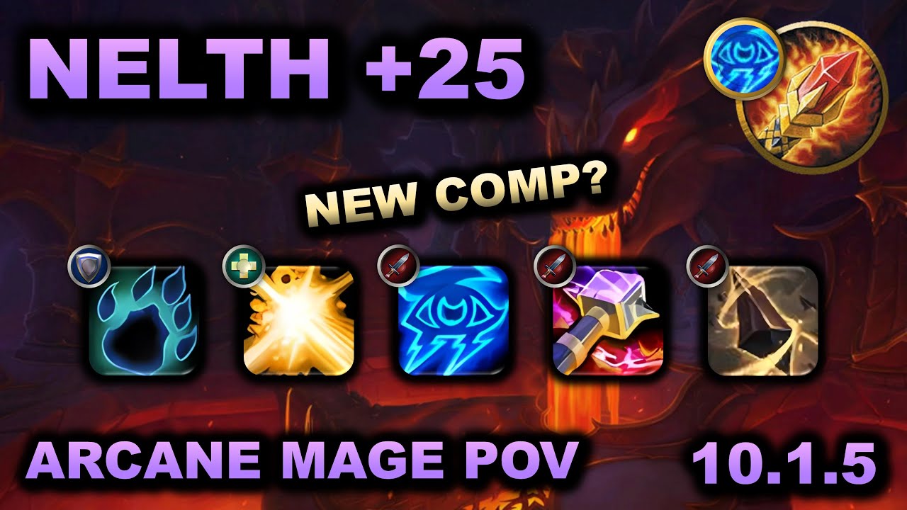 Key is EASY without SP!! +25 Neltharus Fortified | Arcane Mage PoV ...