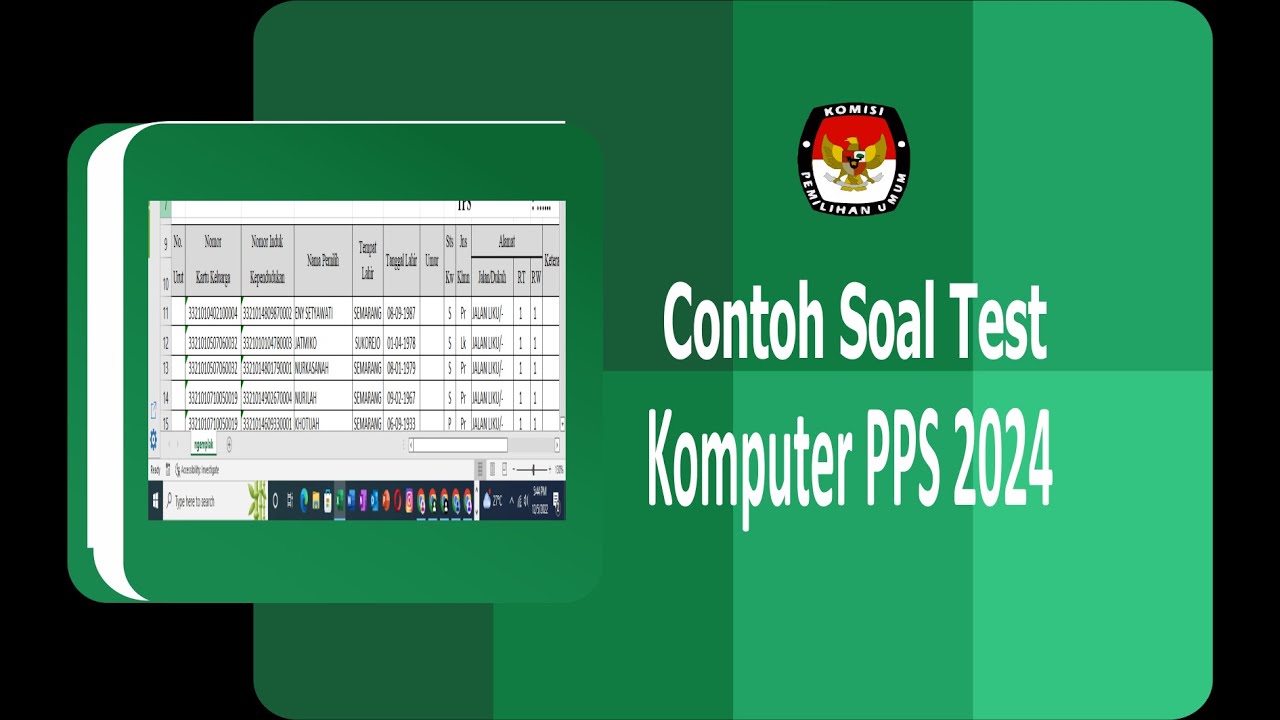 Contoh soal test komputer PPS 2024 - YouTube
