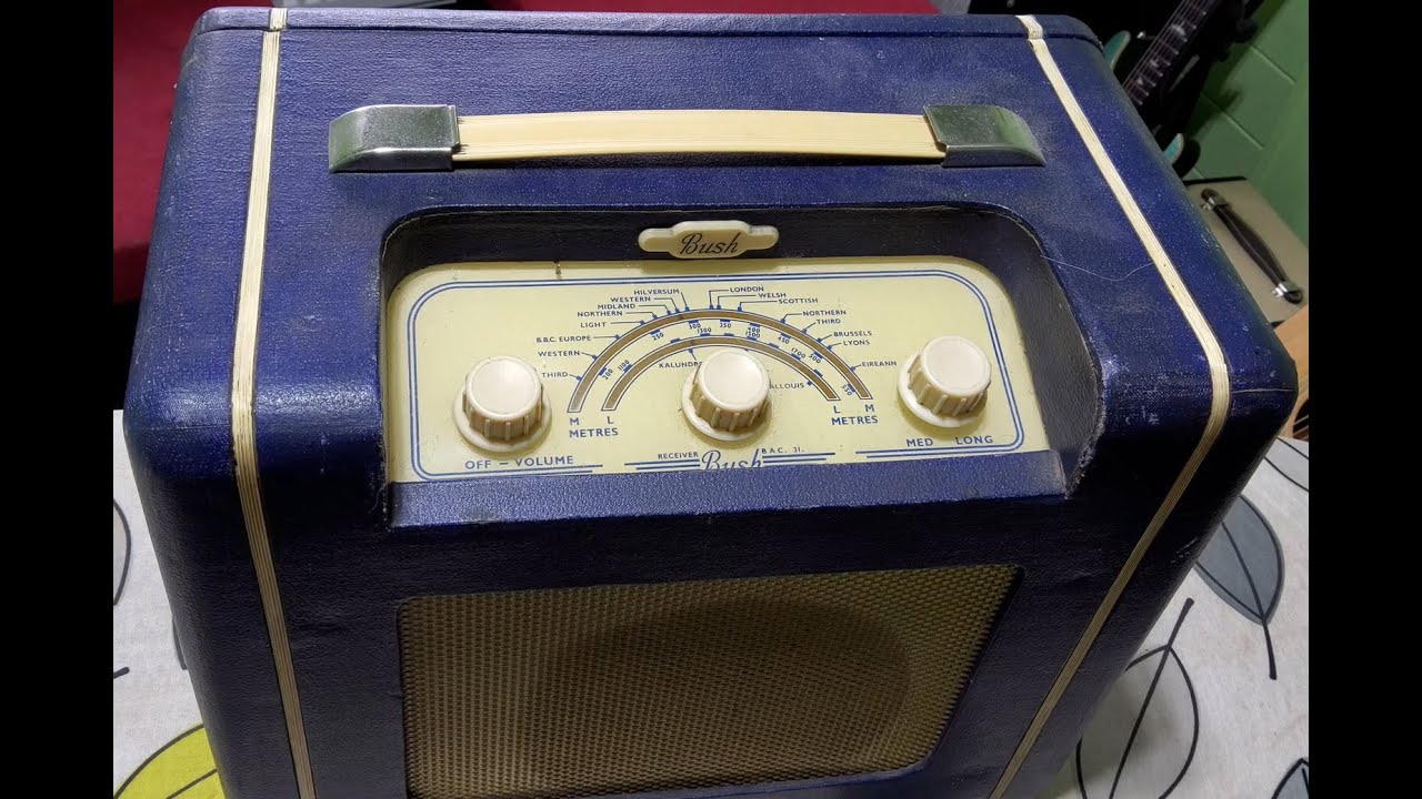 Bush BAC31 Radio Can we Convert it in to a Tube Guitar Amplifier - YouTube