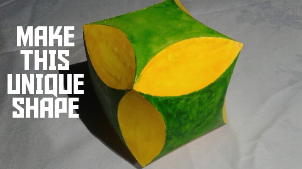 MAKE THIS UNIQUE SHAPE||EASY CRAFT WITH PAPERS||Make some unique paper ...