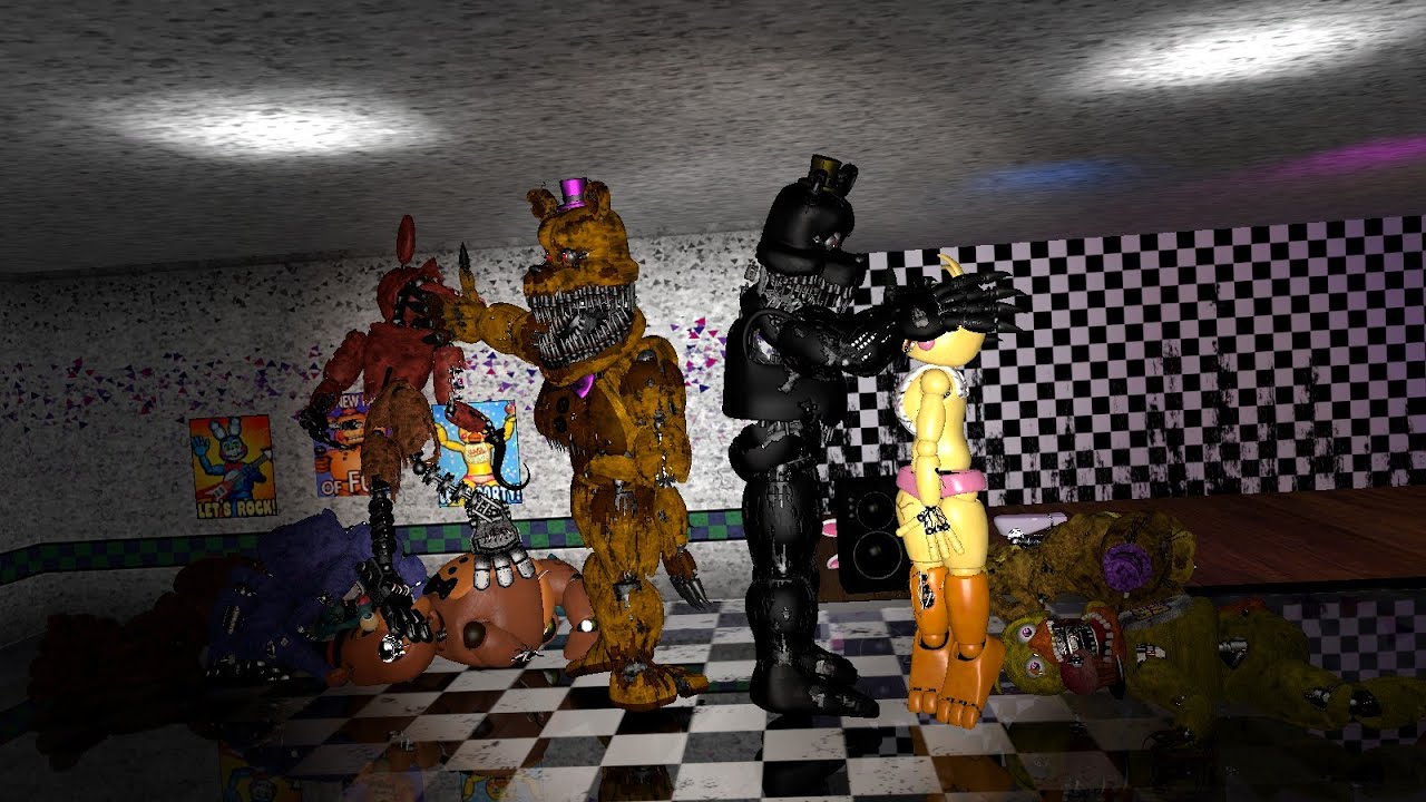 GMOD FNaF|Season1 EP5: THE NIGHTMARE TWINS ATTACK!!! - YouTube