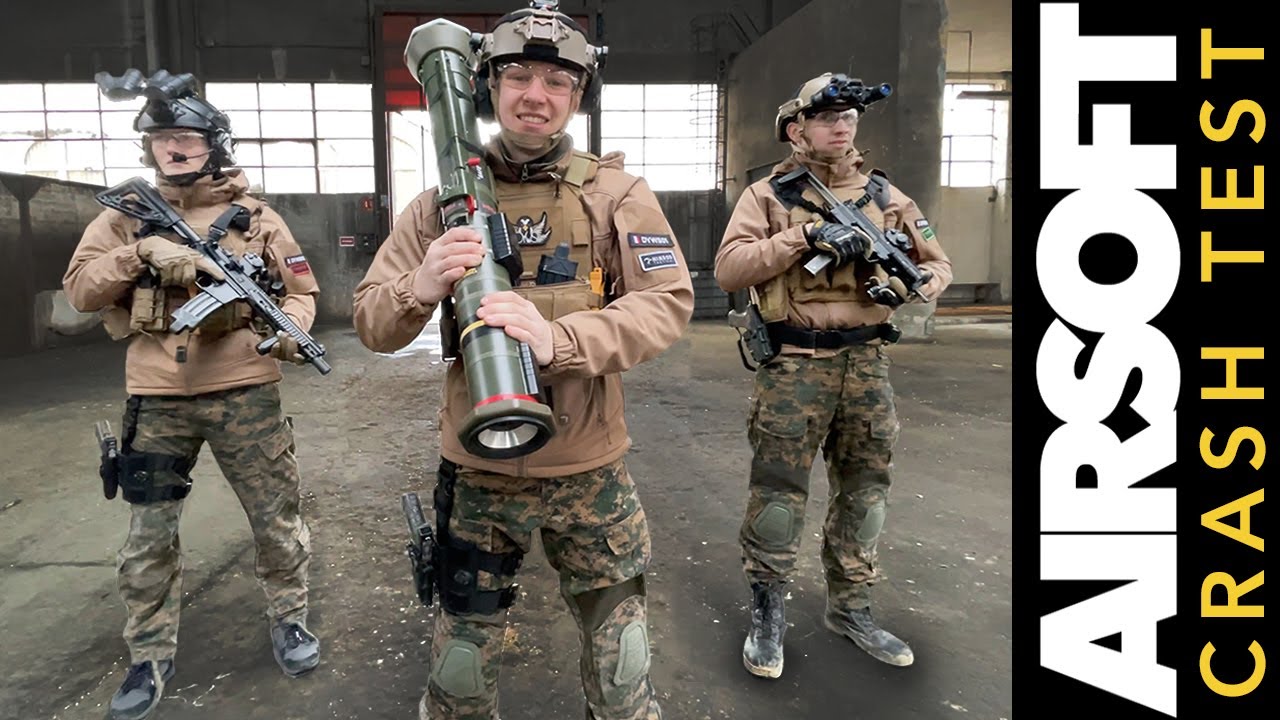 AIRSOFT | AT4 LAUNCHER CRASH TEST & SLOW MOTION - YouTube