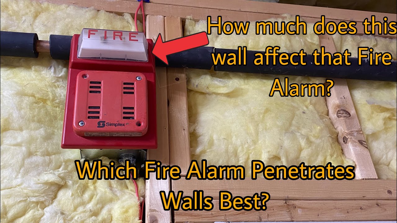 Which Fire Alarm Penetrates Walls Best? How do Walls affect the Noise ...