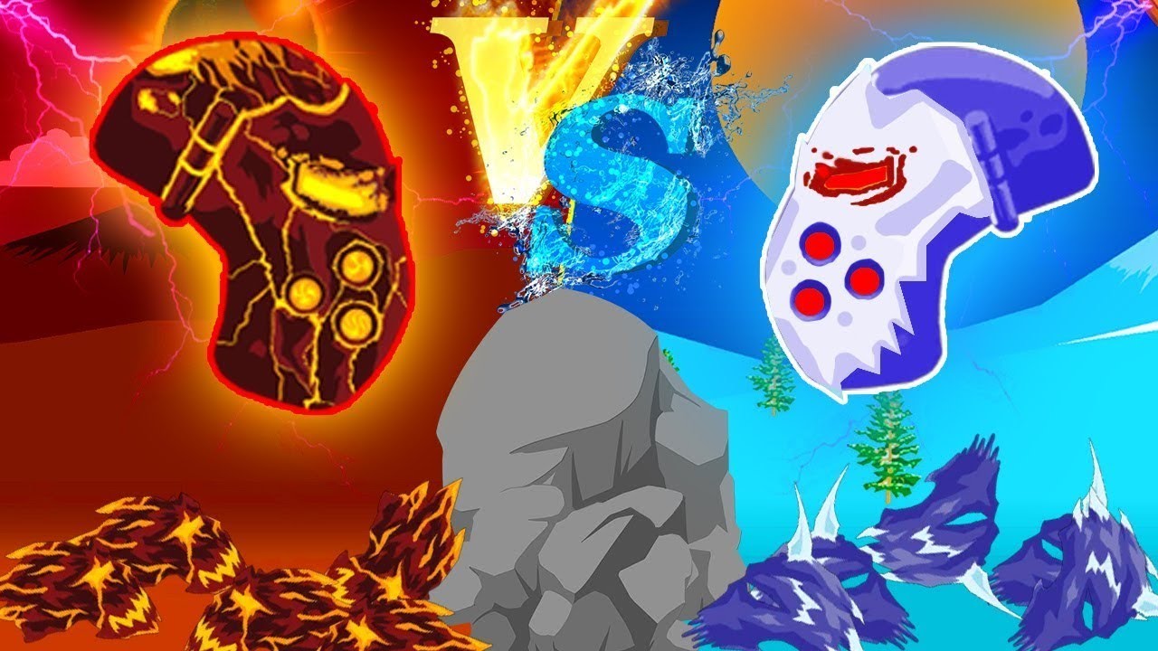 One Grinffon Fire VS 999 Giant ice + Boss Ice - Stick War Legacy - YouTube