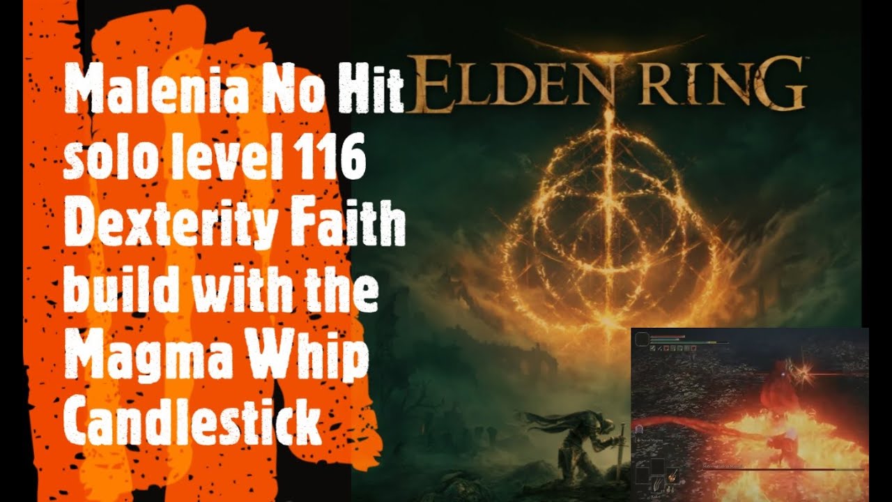 Elden Ring [Malenia No Hit solo level 116 Dexterity Faith build with ...