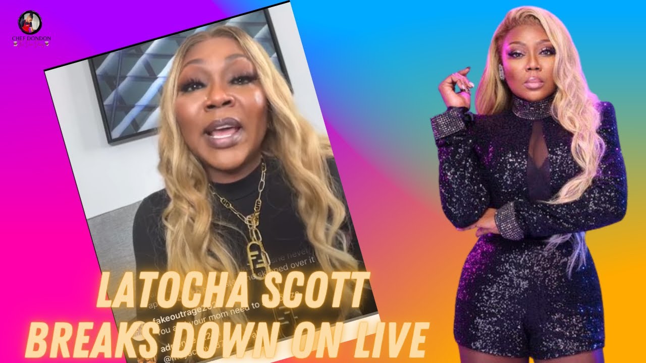 BREAKING: LATOCHA SCOTT BREAKS DOWN ON LIVE! SEEMINGLY ADMITS TO THINGS ...