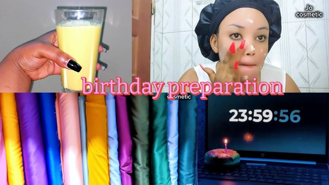 📍 Birthday preparation part1🎂+night routine+making smoothie for my fam ...