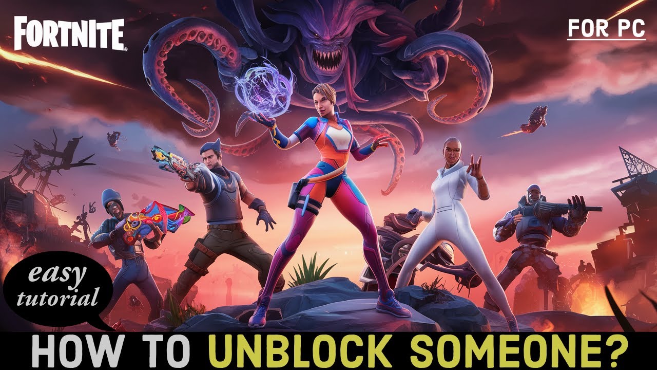 How to Unblock Someone on Fortnite? Unblocking a Player on Fortnite ...