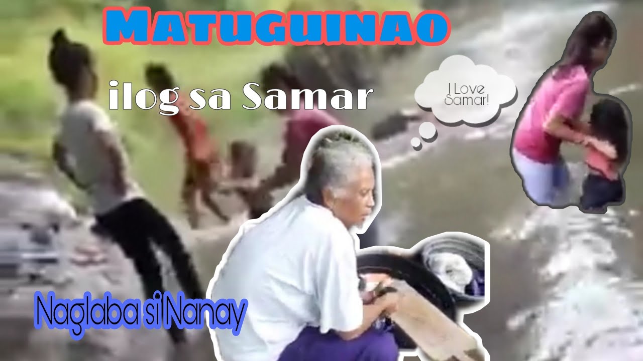 NALIGO-NAGLABA Traditional na pag-lalaba sa batis (ilog ng matuguinao ...