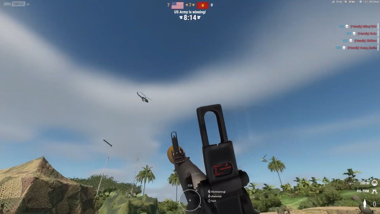 Arma Reforger RPG Hits Helicopter - YouTube