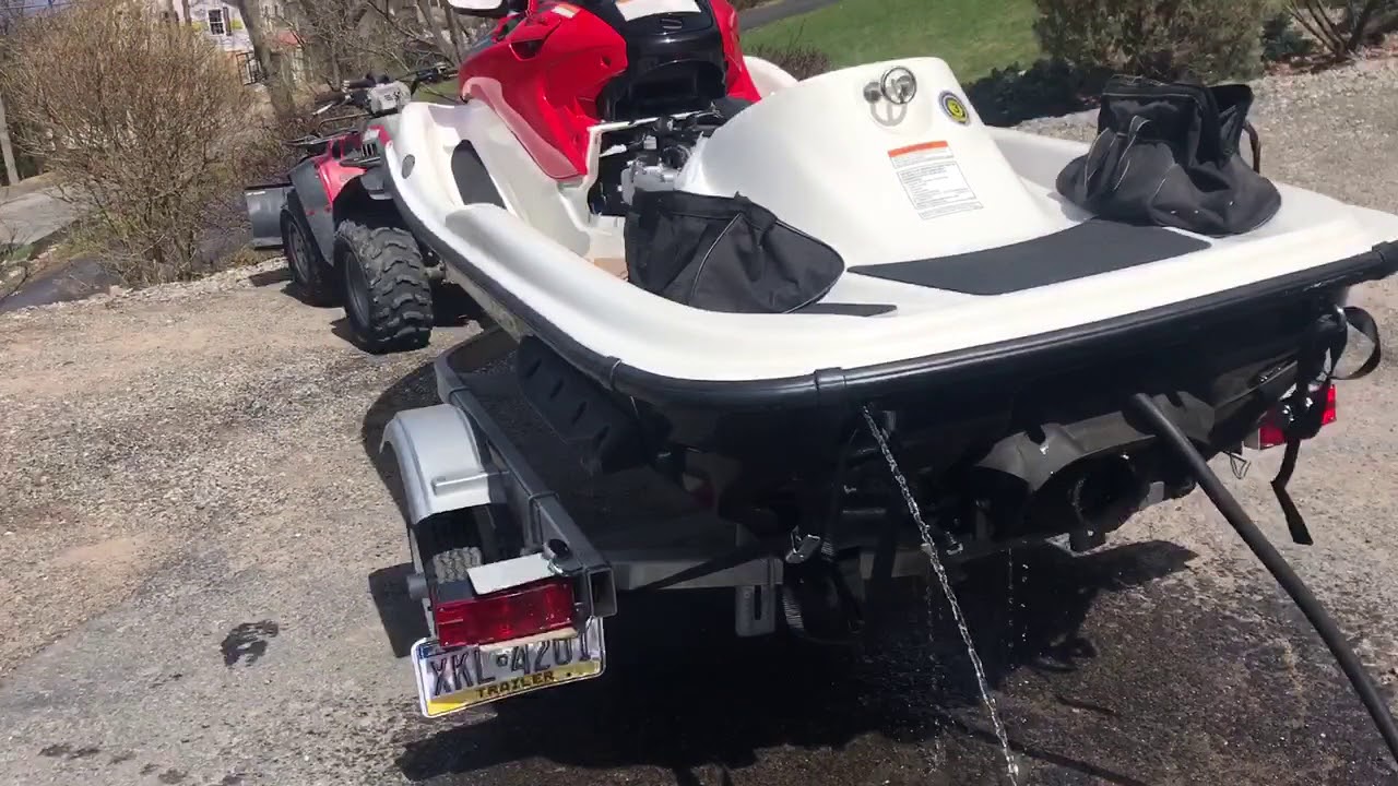 2006 Honda Aquatrax first long run - YouTube