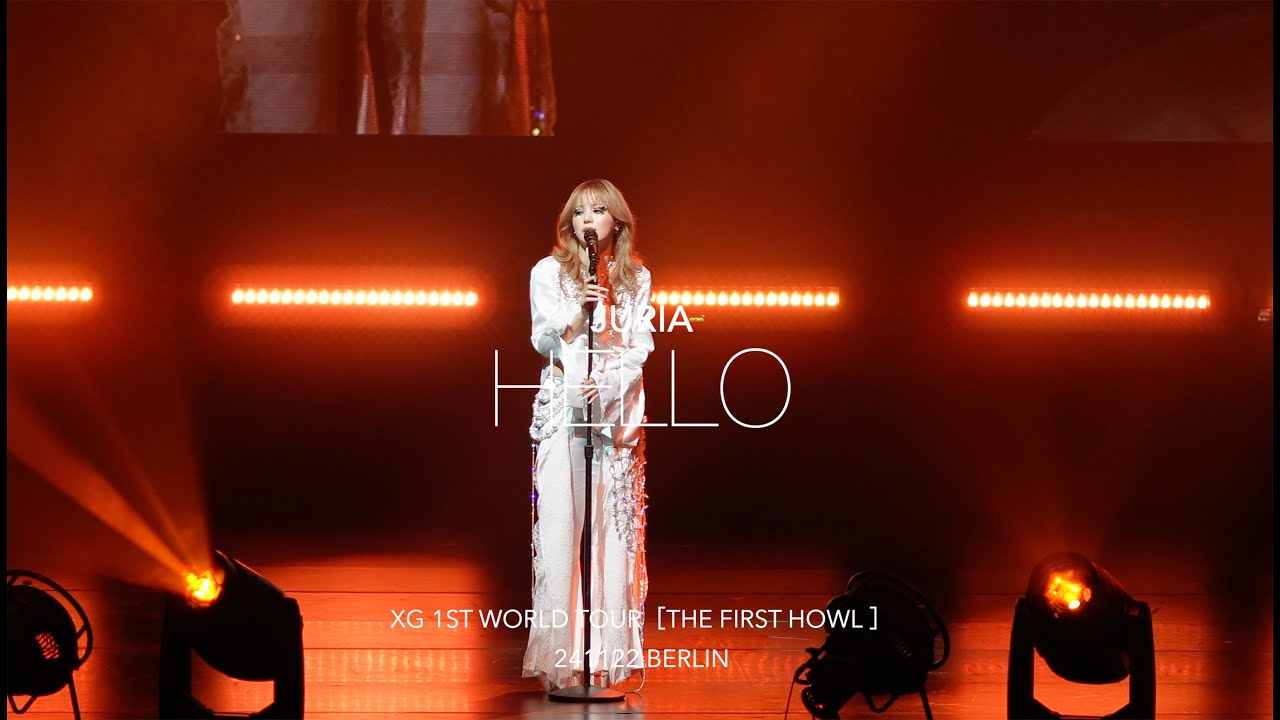 XG JURIA[4K] - HELLO - 1st world tour[The First Howl ]BERLIN 241122 ...