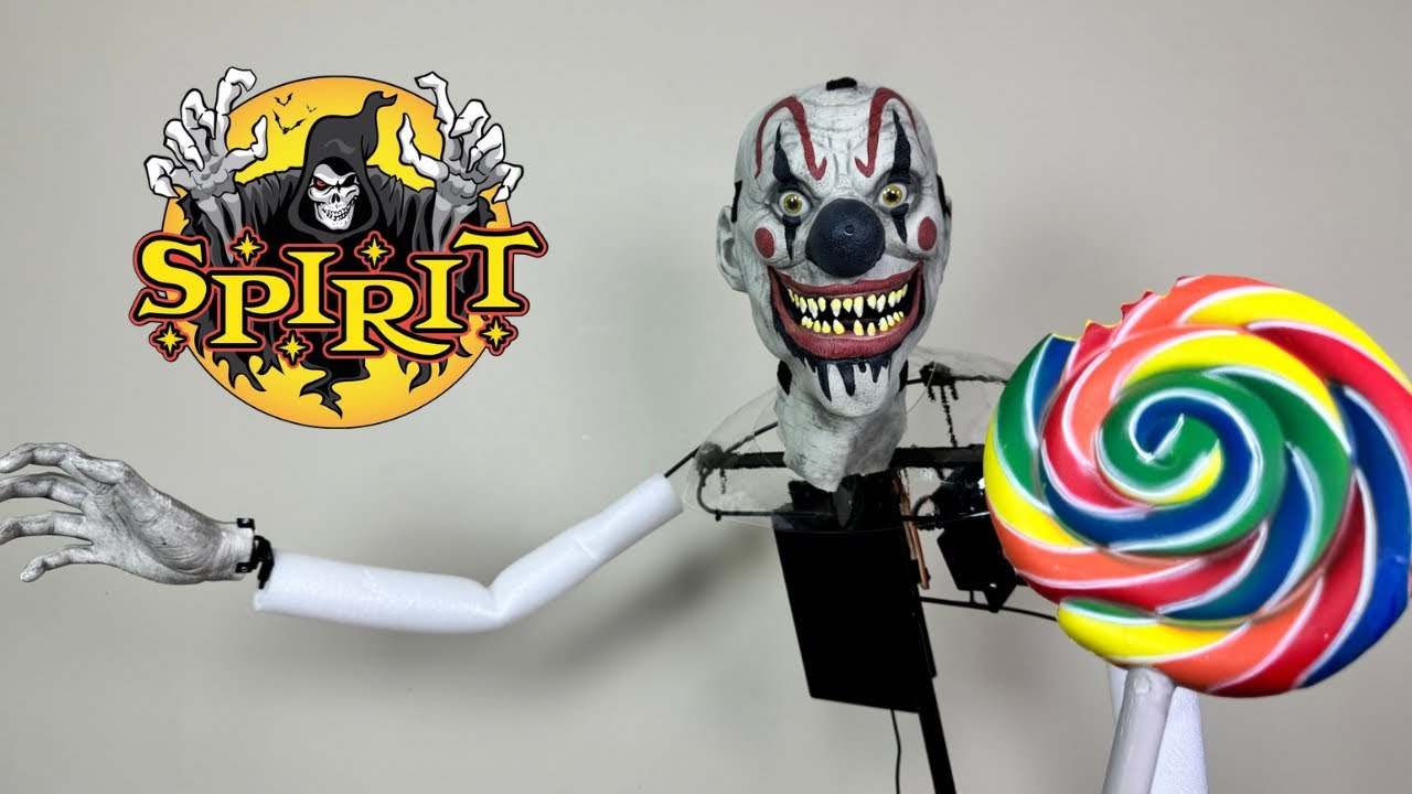 Nibbles The Clown Animatronic Mechanism - YouTube