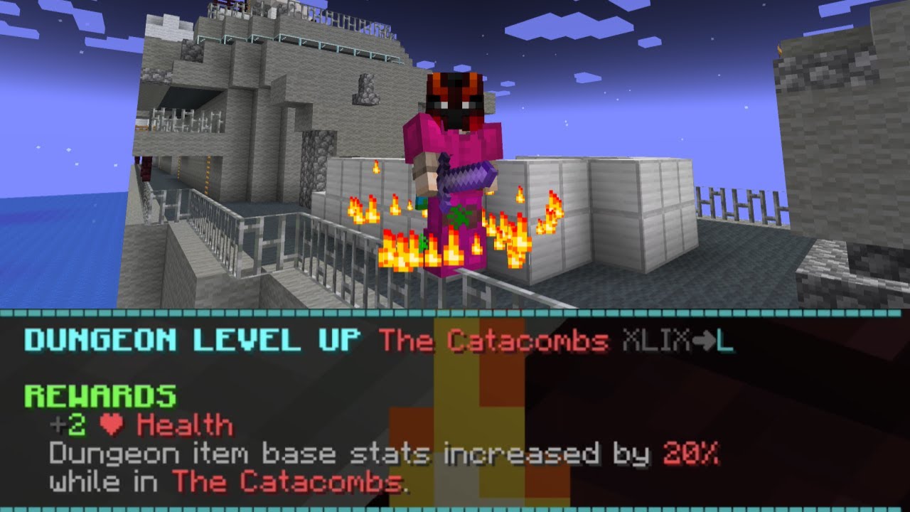 Reaching Catacombs Level 50 - Hypixel Skyblock - YouTube