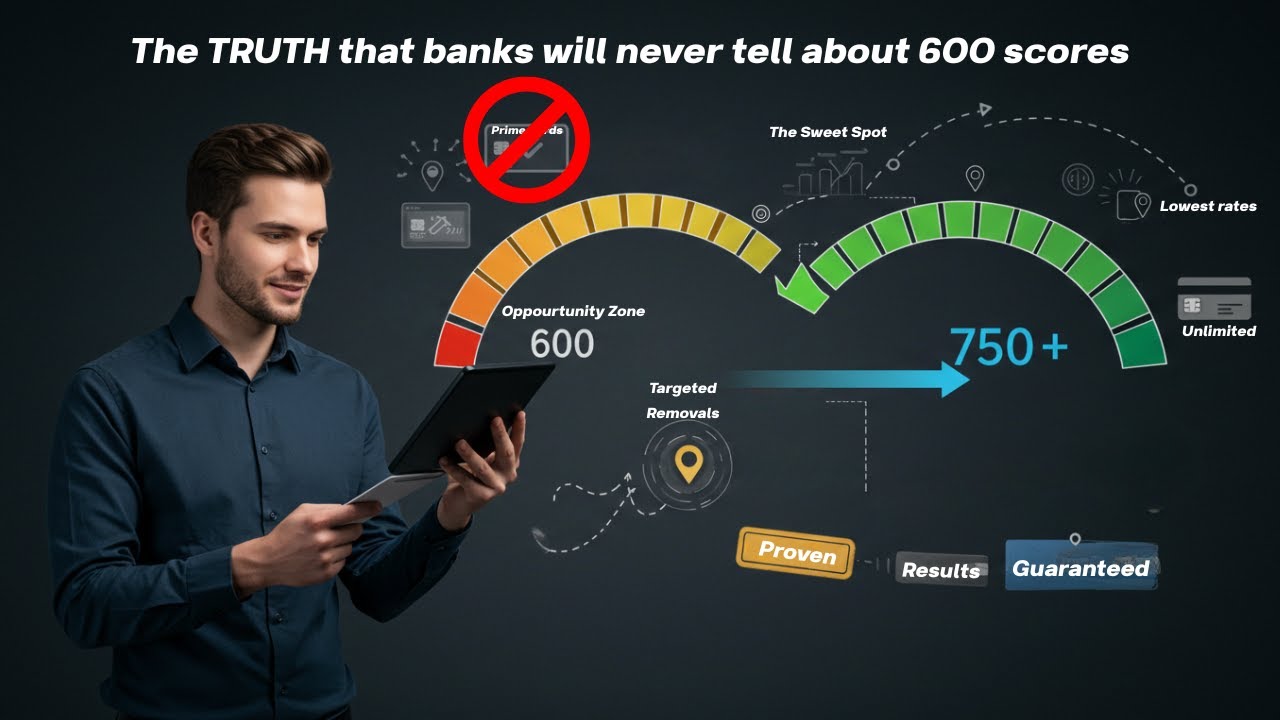 The TRUTH About 600 Credit Scores Banks Won't Tell You - YouTube
