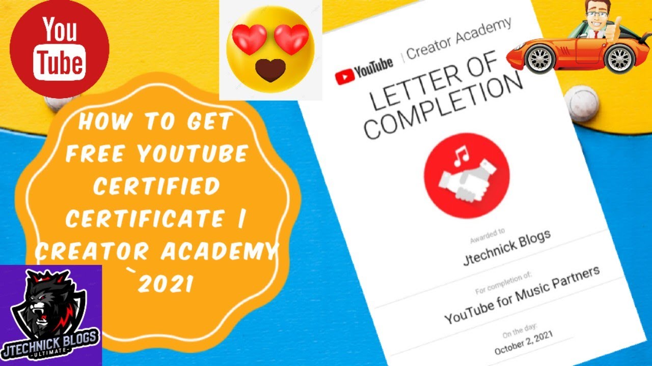 YouTube Creator Academy Free Certificate | How to get Free Certified ...