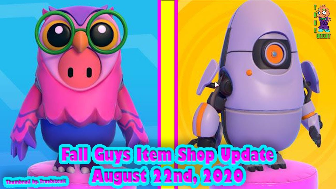 Fall Guys Item Shop *NEW* LEGENDARY P BODY & OWL SKIN [August 22nd ...
