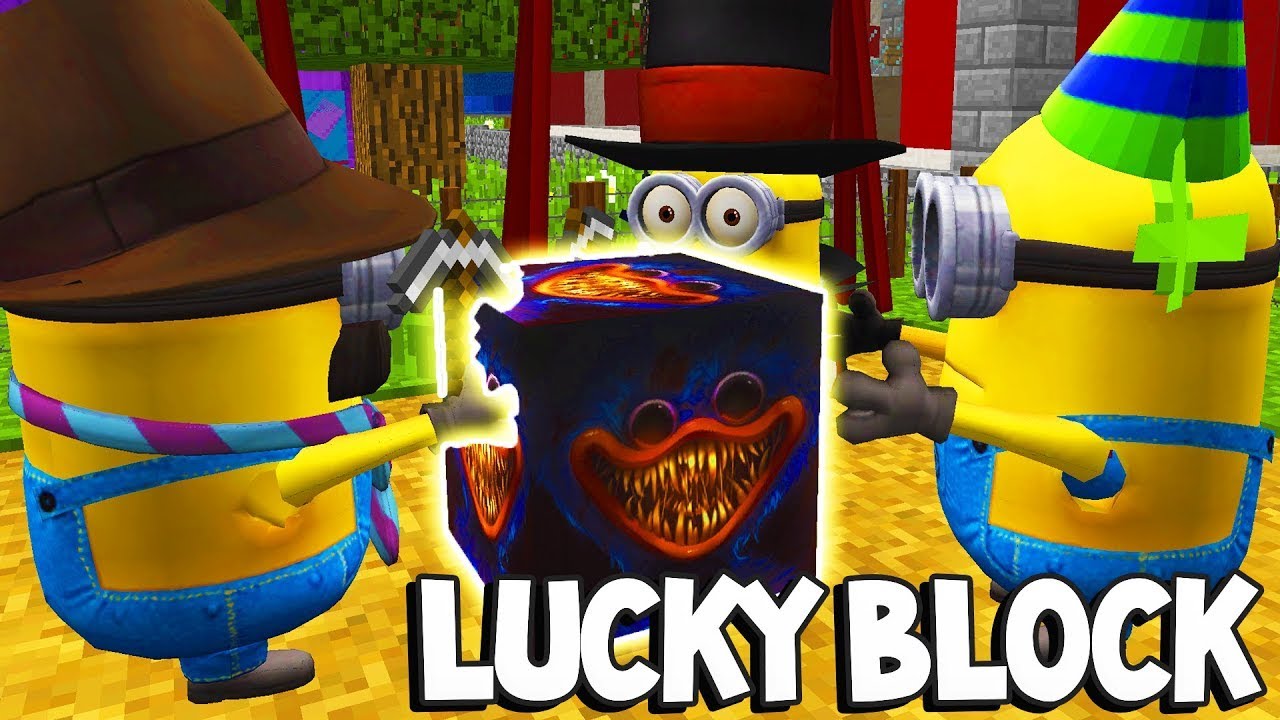 What INSIDE this HUGGY WUGGY LUCKY BLOCK from POOPY PLAYTIME - YouTube