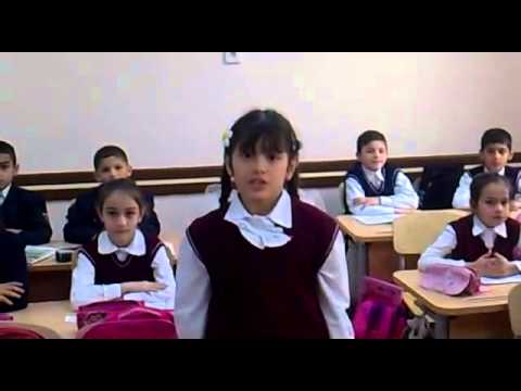 Azerbaijan-school number220 - very clever pupil Fatima