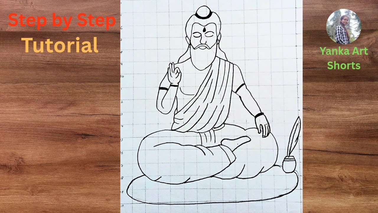 Maharishi Valmiki Jayanti Drawing | Maharishi Valmiki Drawing | # ...