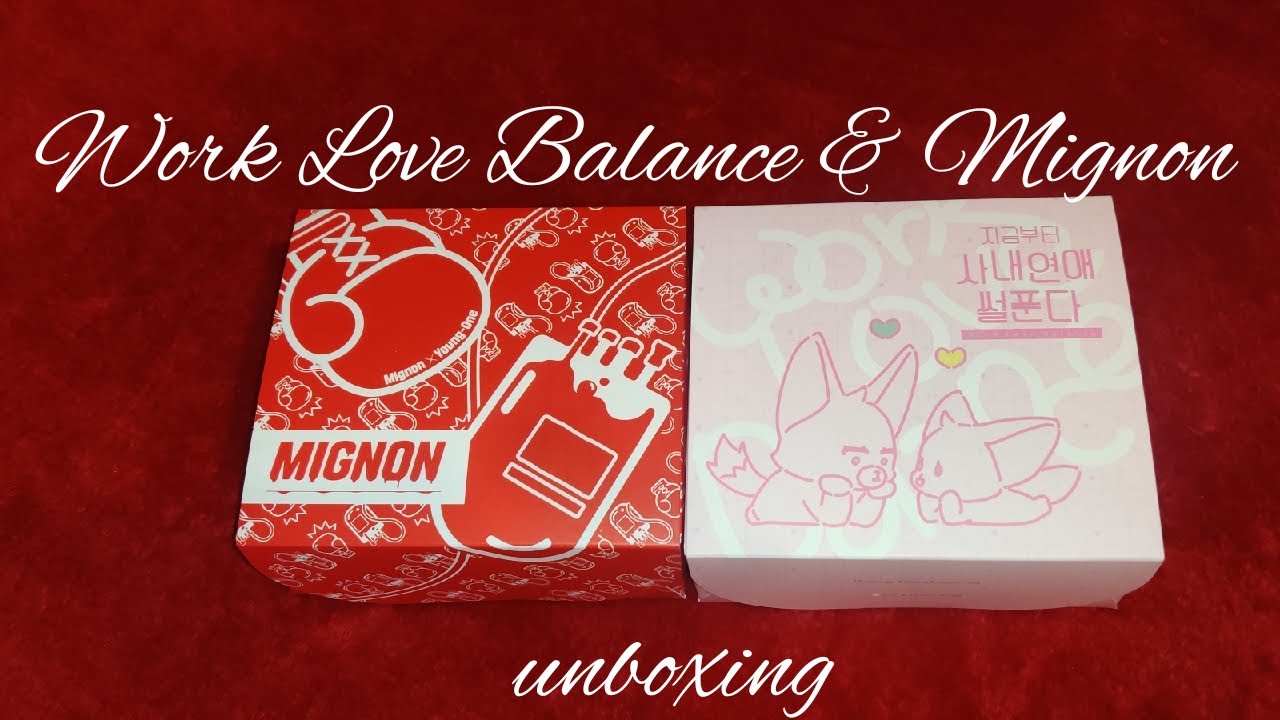 Work Love Balance (지금부터 사내연애 썰푼다) & MIGNON 민용 Doll Set Unboxing - YouTube